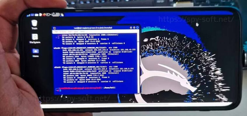 Kali Pi-Tail на Raspberry Pi Zero с управлением через смартфон