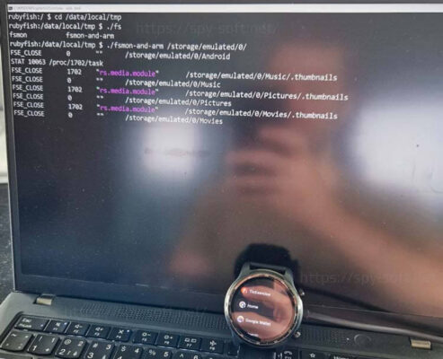 Мониторинг файловой системы Android используя fsmon
